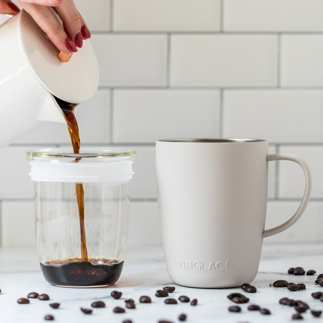 Coffee Cup Glass Insert – Vinglacé